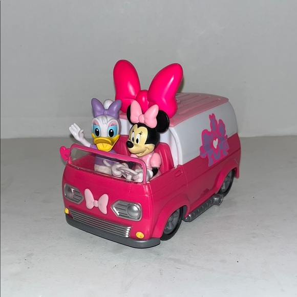 Disney | Toys | Disney Pink And White Minnie Mouse Vehicle Van Only No ...